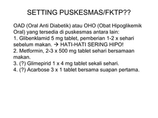 Diabetes mellitus (Kuliah drRon) | PPT