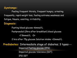 Diabetes mellitus | PPT | Endocrine and Metabolic Diseases | Diseases ...