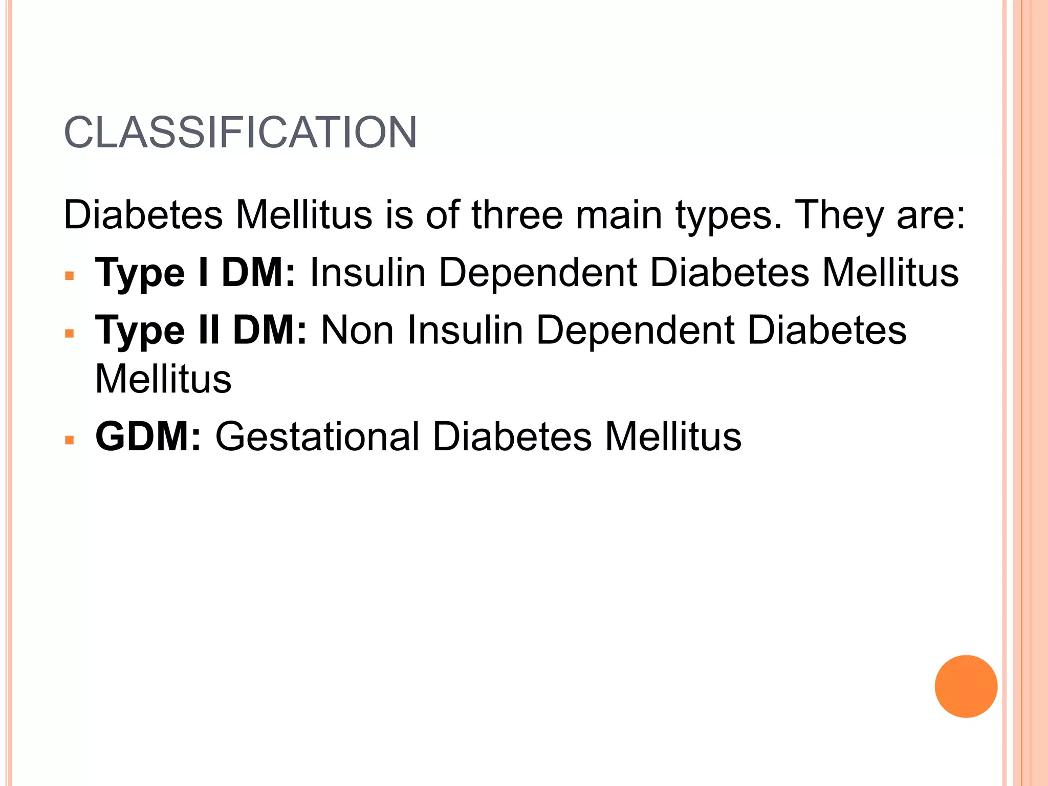Diabetes Mellitus | PPTX