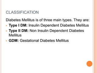 Diabetes Mellitus | PPTX