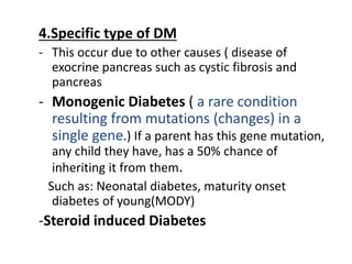 Diabetes mellitus | PPTX