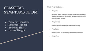 Diabetes mellitus | PPT