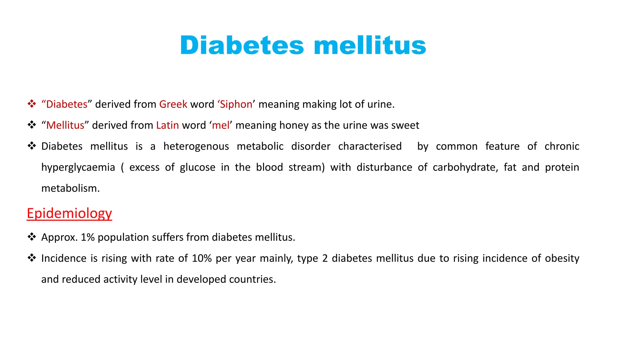 diabetes mellitus.pptx for nursing students | PPTX