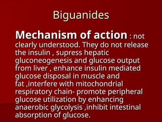 Diabetes Mellitus Medicines for Treatment | PPT