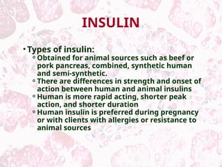 Diabetes mellitus, types, related diseases | PPTX