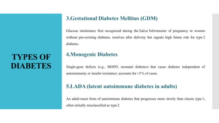 Diabetes Mellitus: | PPTX