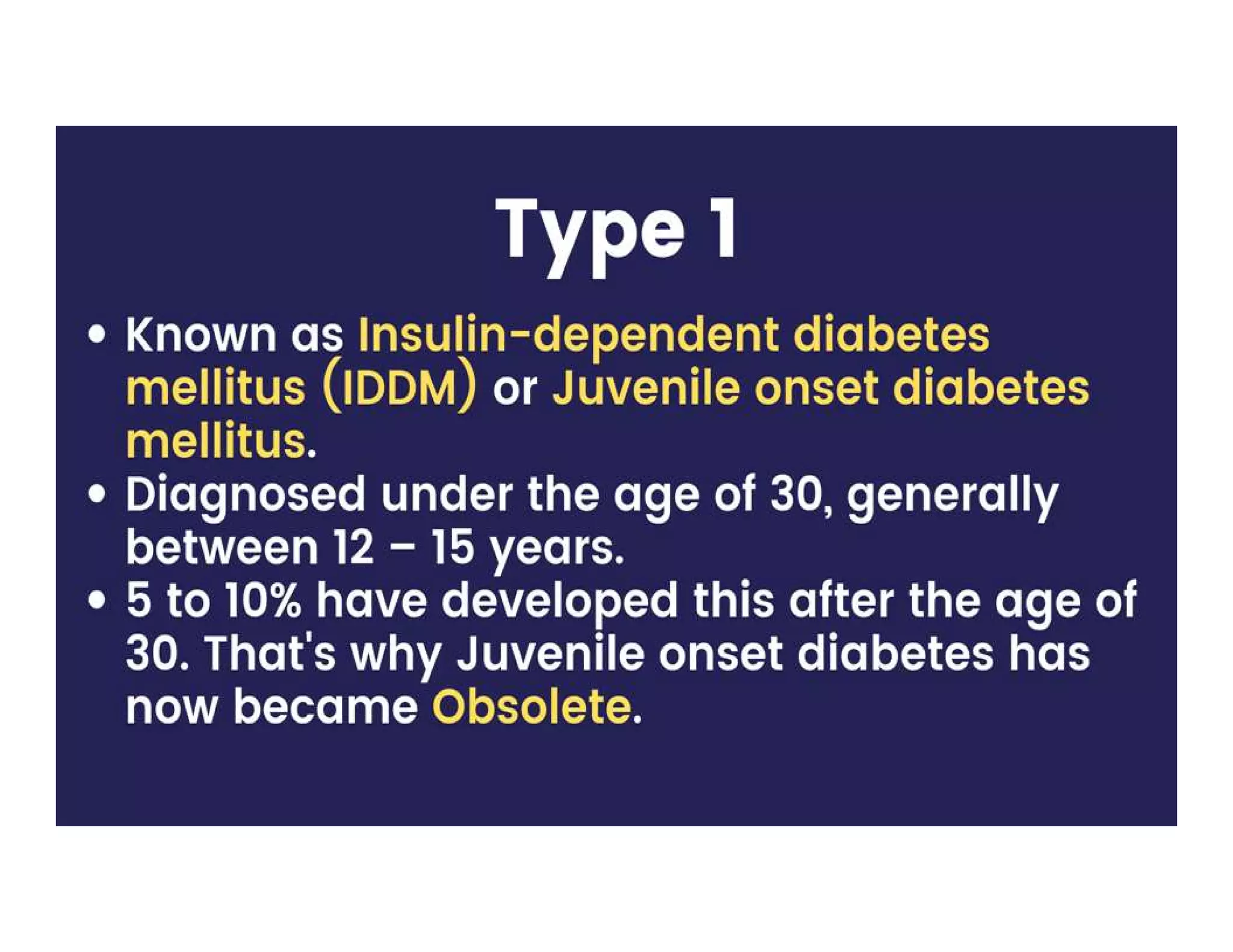 Diabetes Mellitus | Types of Diabetes Mellitus | PDF