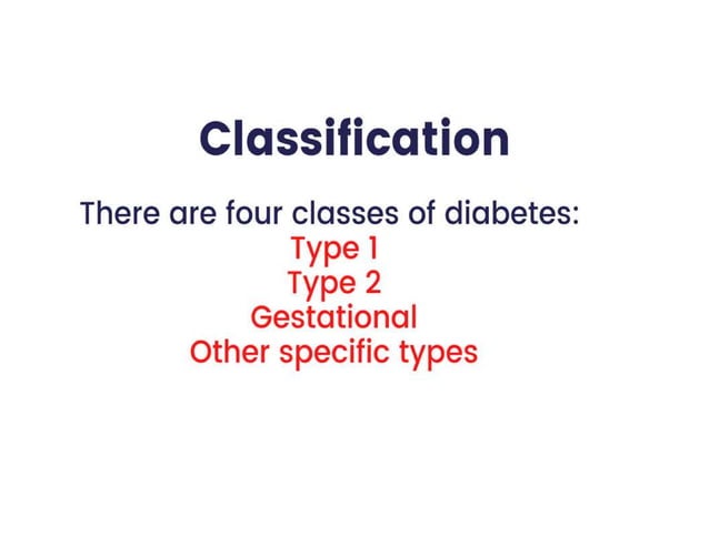 Diabetes Mellitus | Types of Diabetes Mellitus | PDF
