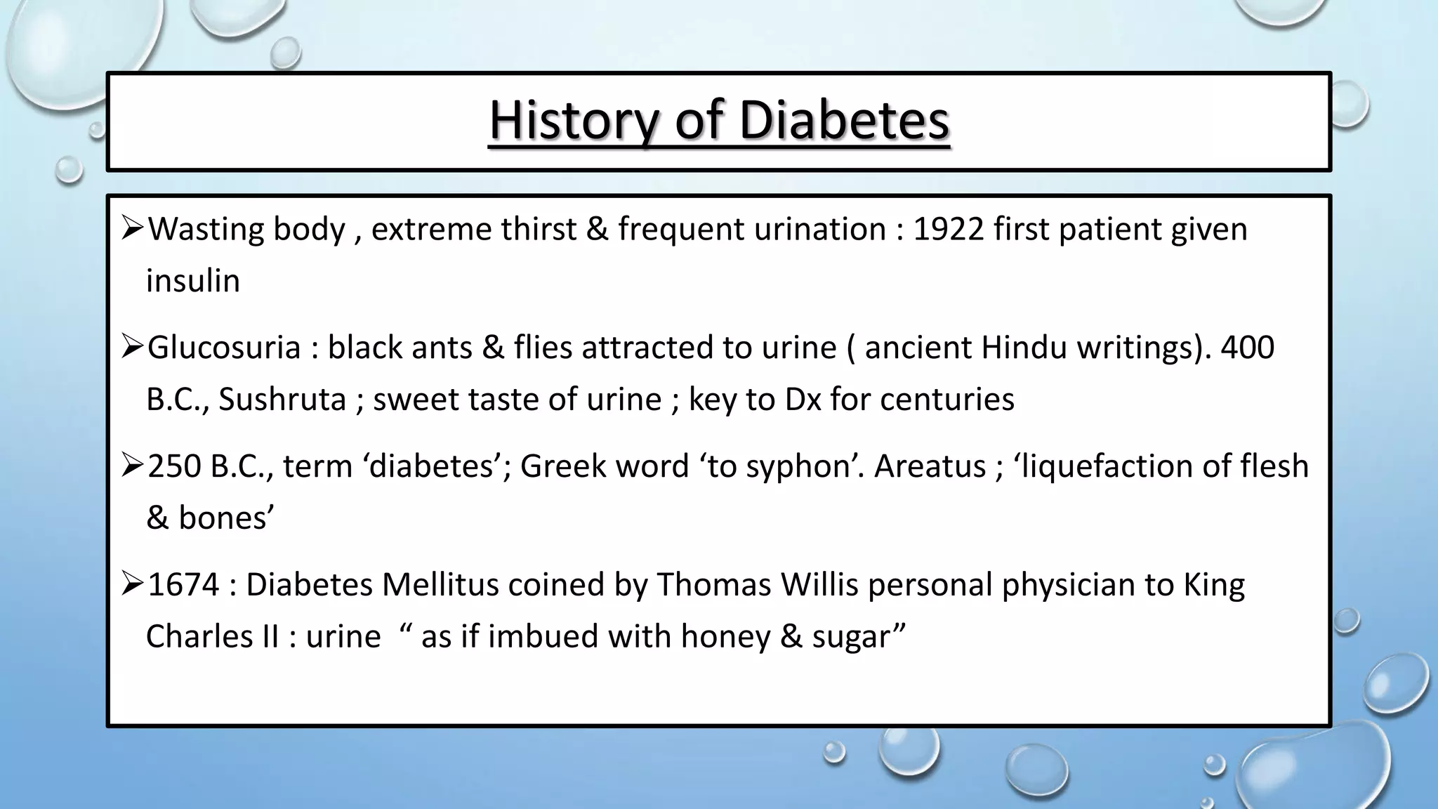 Diabetes mellitus 1 | PPT