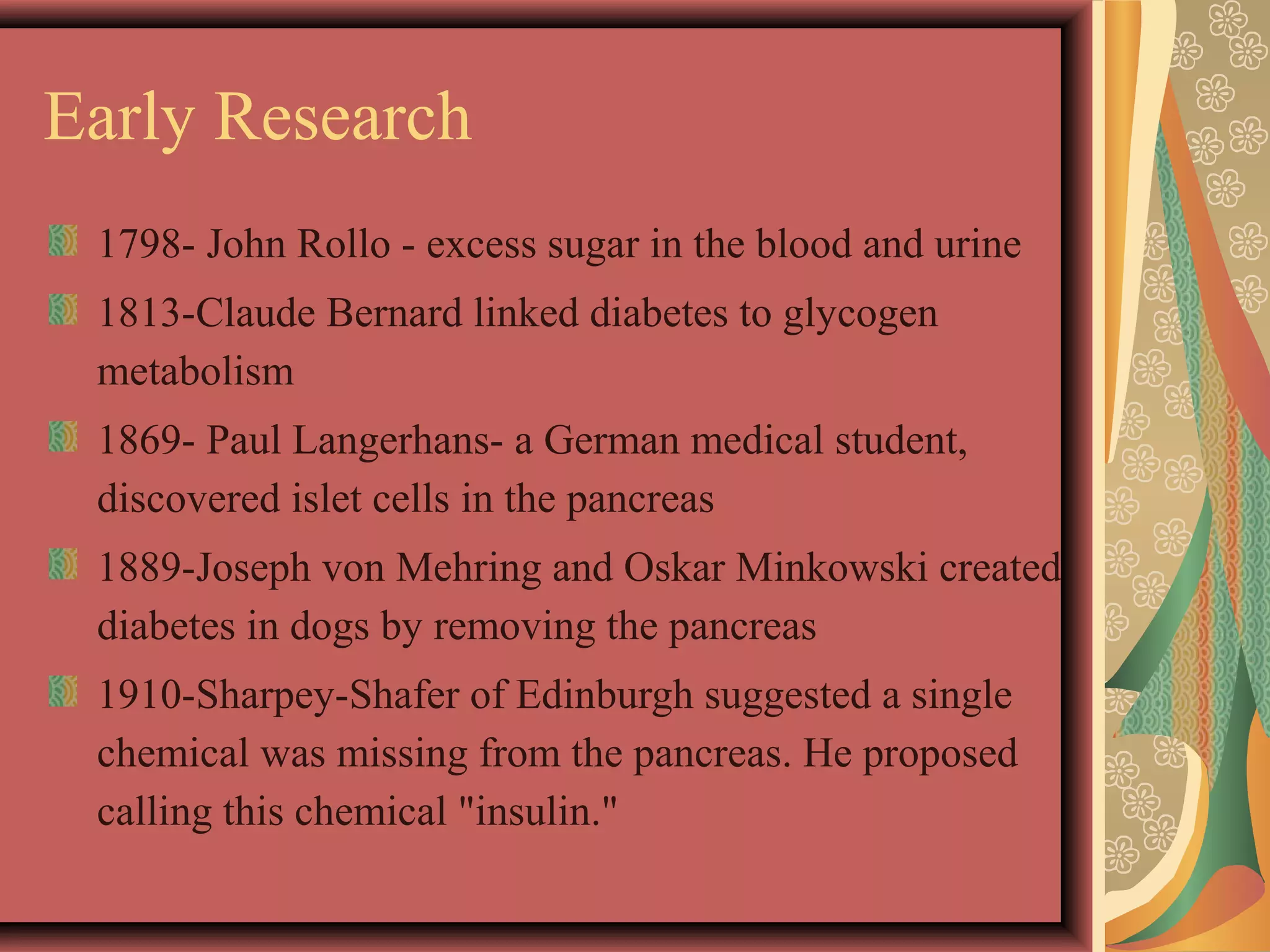 Pharmacology of type 1 Diabetes mellitus Insulin | PPT
