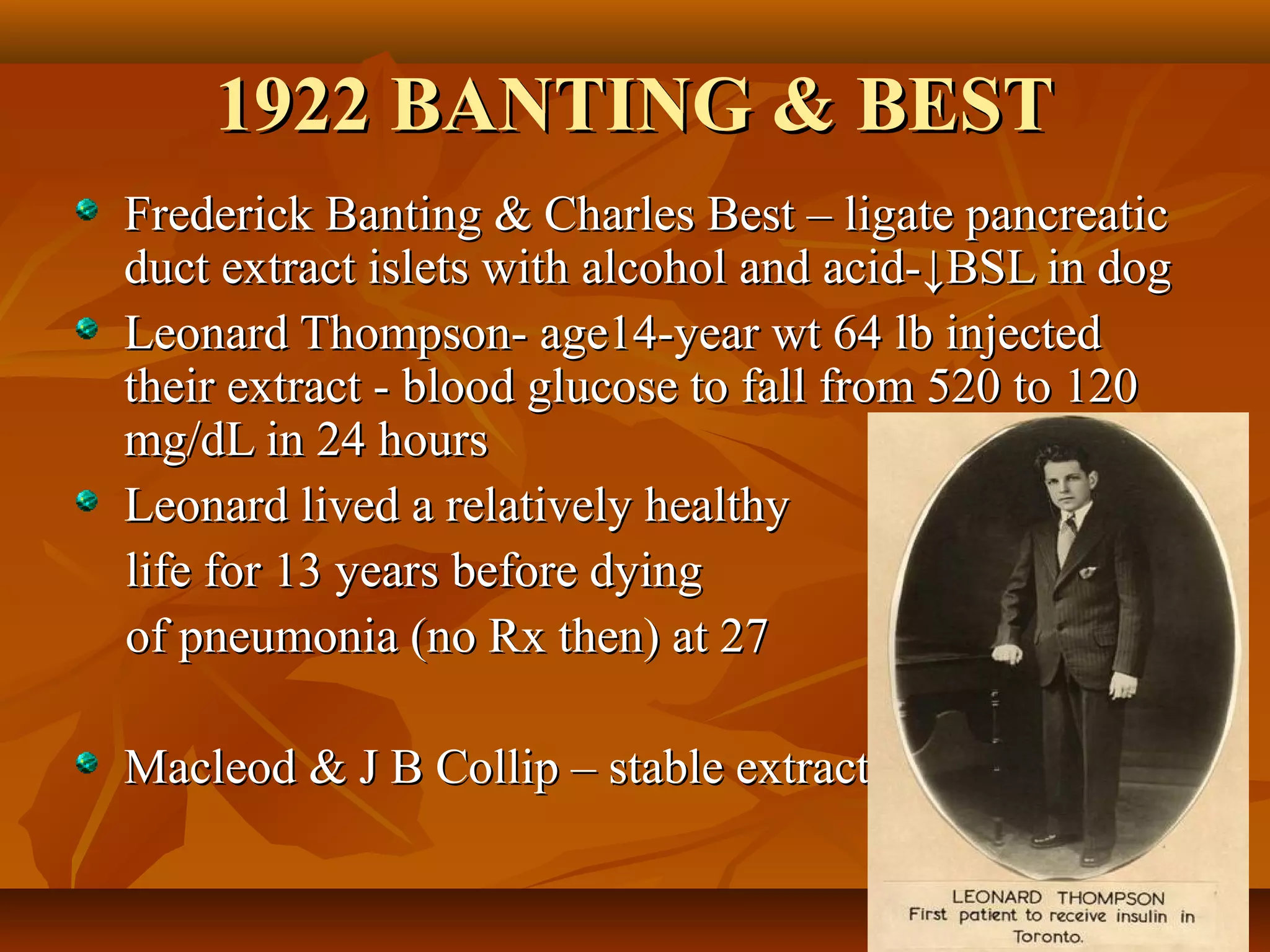 Pharmacology of type 1 Diabetes mellitus Insulin | PPT