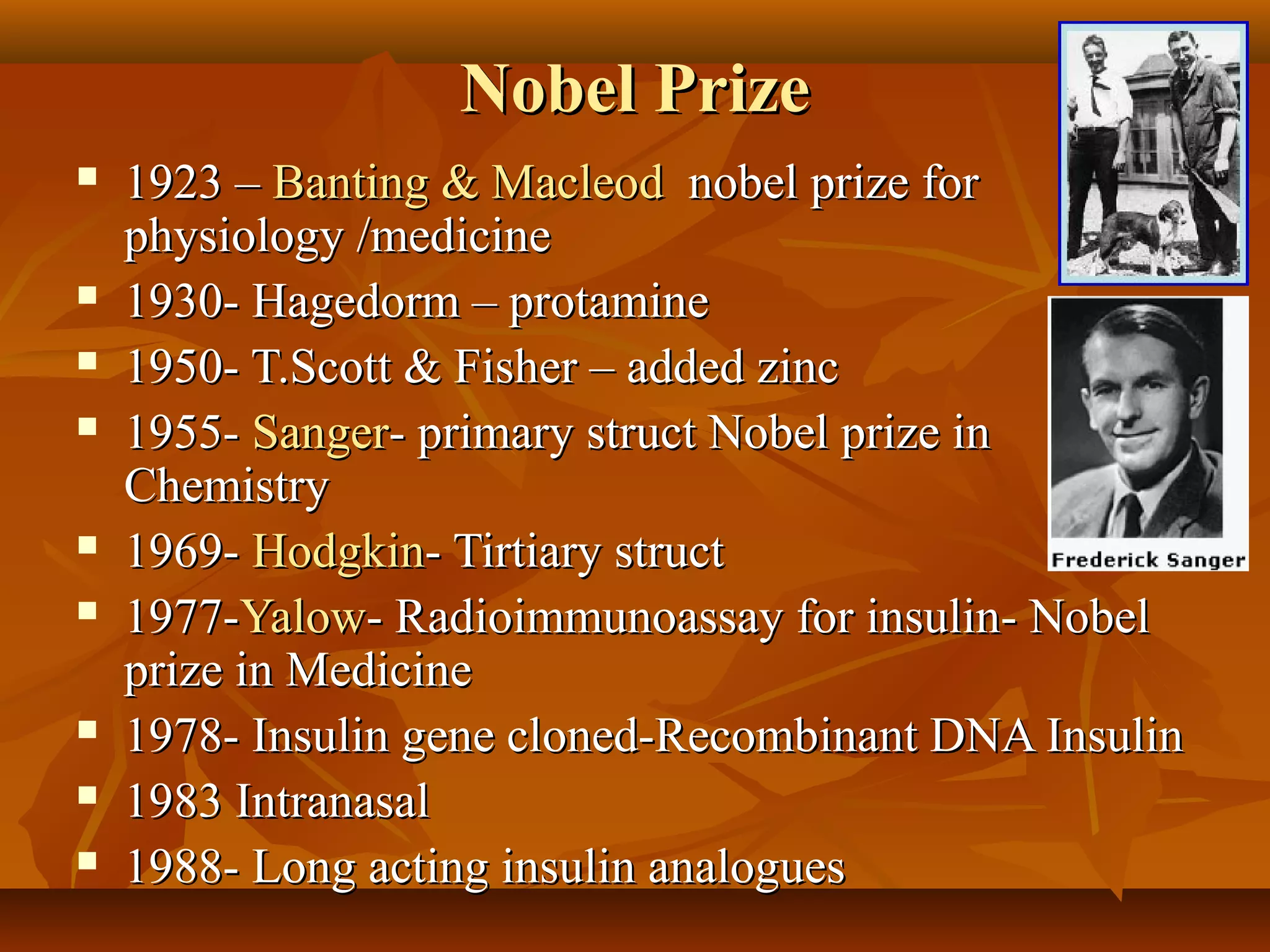 Pharmacology of type 1 Diabetes mellitus Insulin | PPT