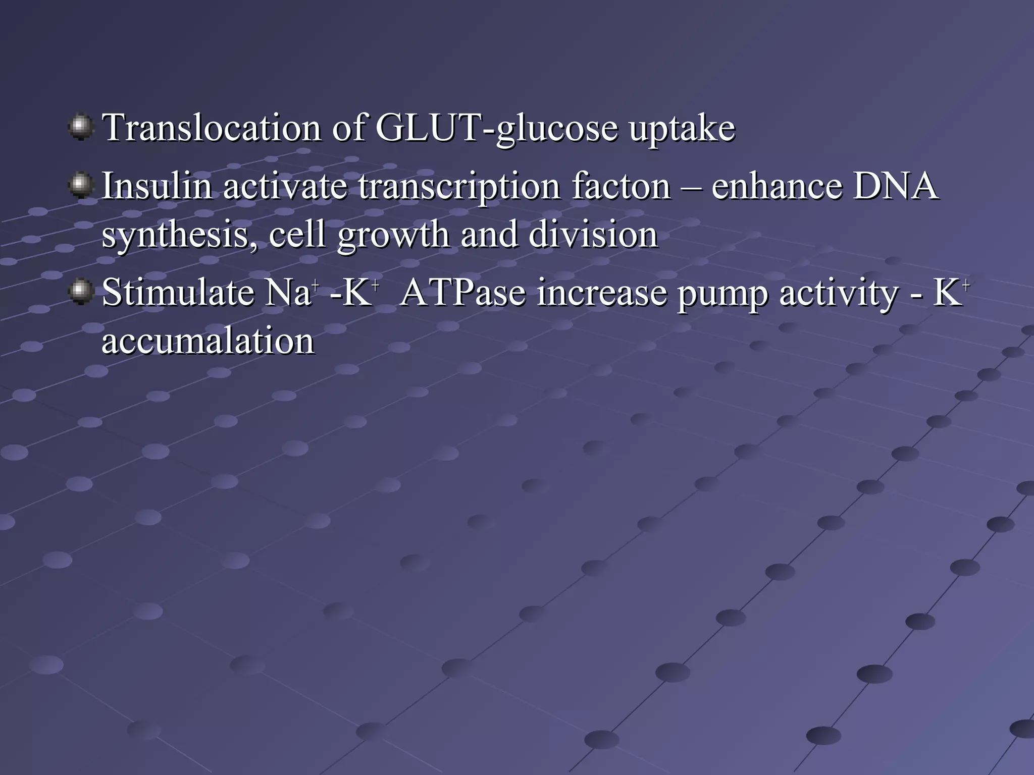 Pharmacology of type 1 Diabetes mellitus Insulin | PPT