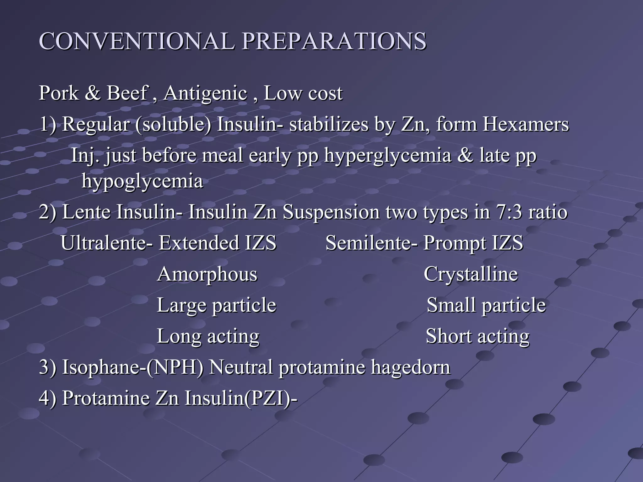 Pharmacology of type 1 Diabetes mellitus Insulin | PPT
