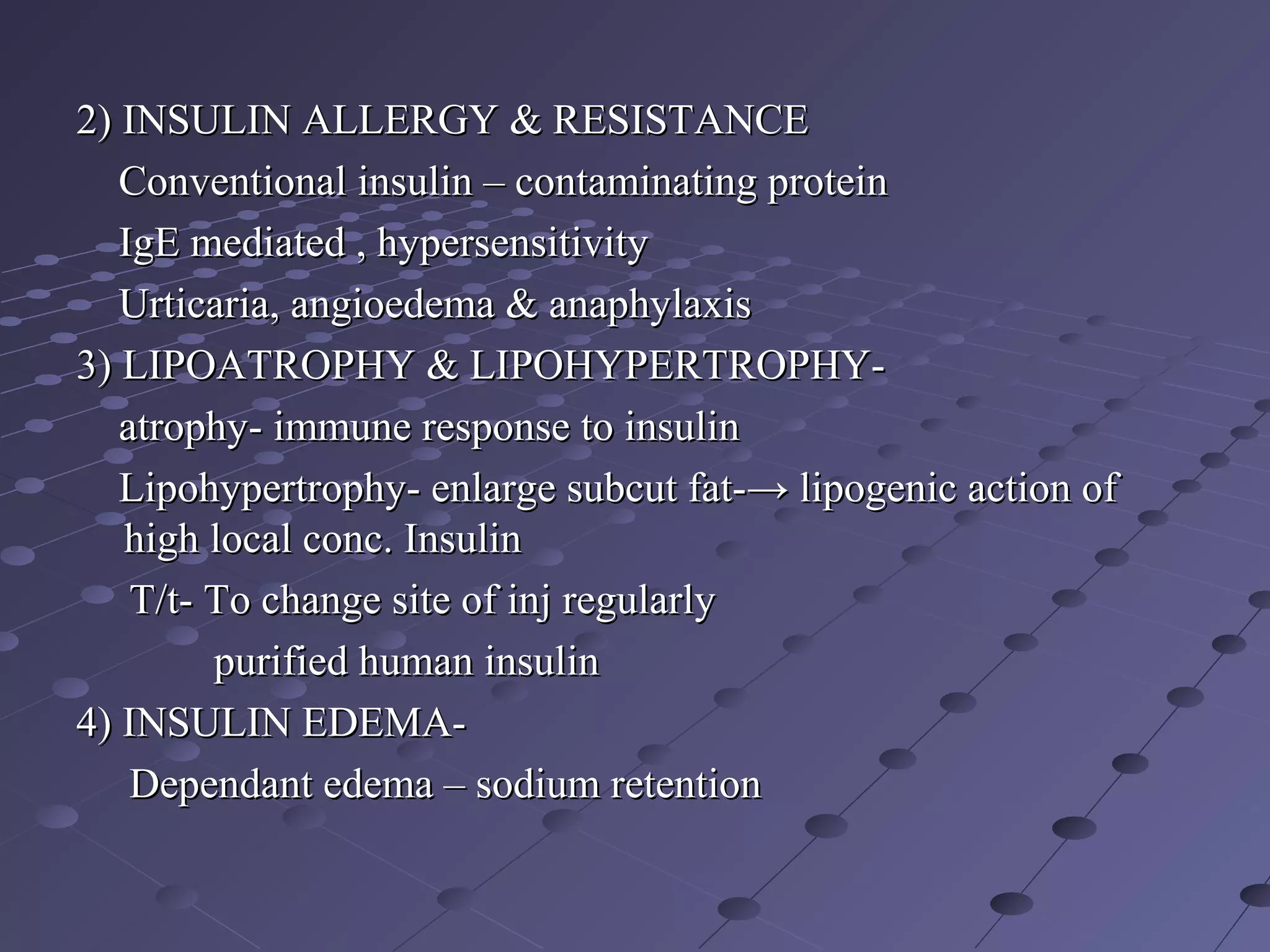 Pharmacology of type 1 Diabetes mellitus Insulin | PPT