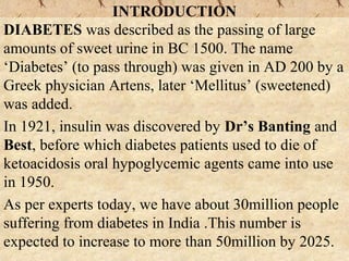 Diabetes mellitus | PPT
