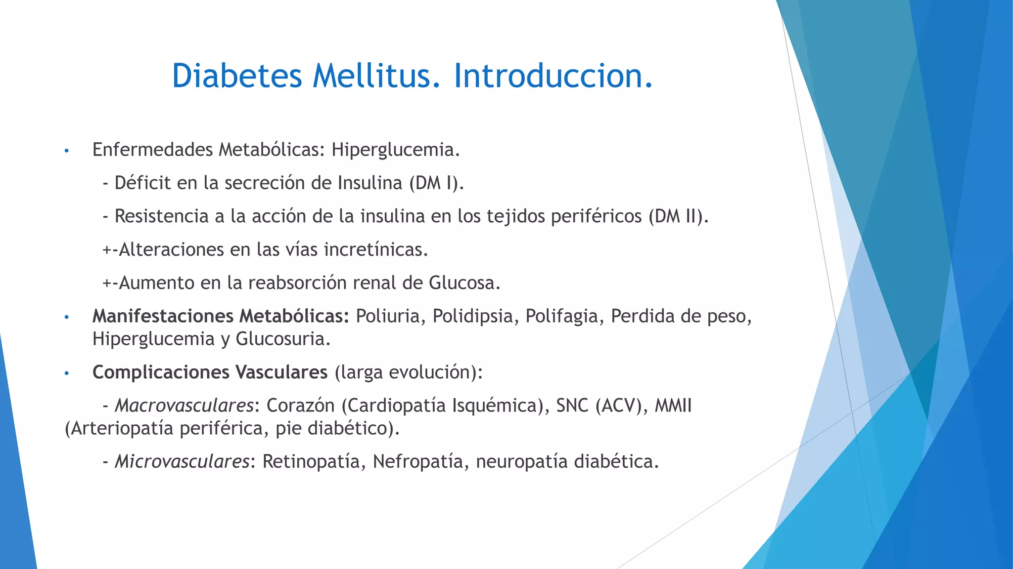 Diabetes Mellitus. Antidiabeticos Orales | PPTX
