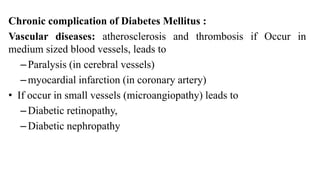 Diabetes Mellitus and Investigations notest for Bsc Nursing students.pdf