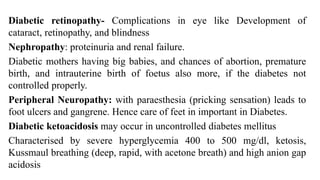 Diabetes Mellitus and Investigations notest for Bsc Nursing students.pdf