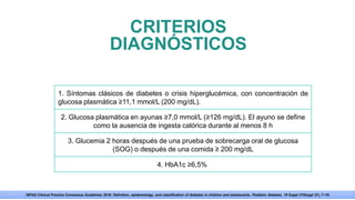 Diabetes mellitus en pediatria , manejo | PPTX