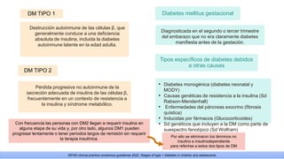 Diabetes mellitus en pediatria , manejo | PPTX