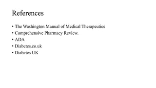 Diabetes mellitus and types | PPTX