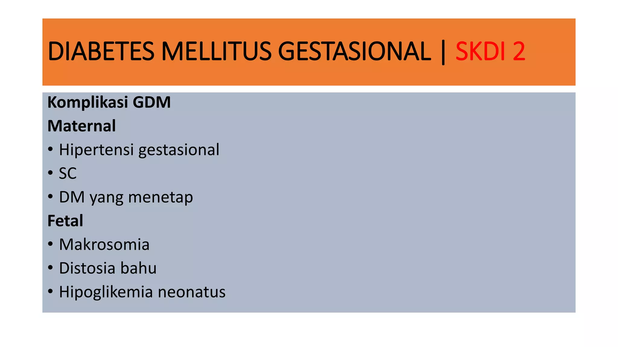 Diabetes mellitus gestasional | PPTX