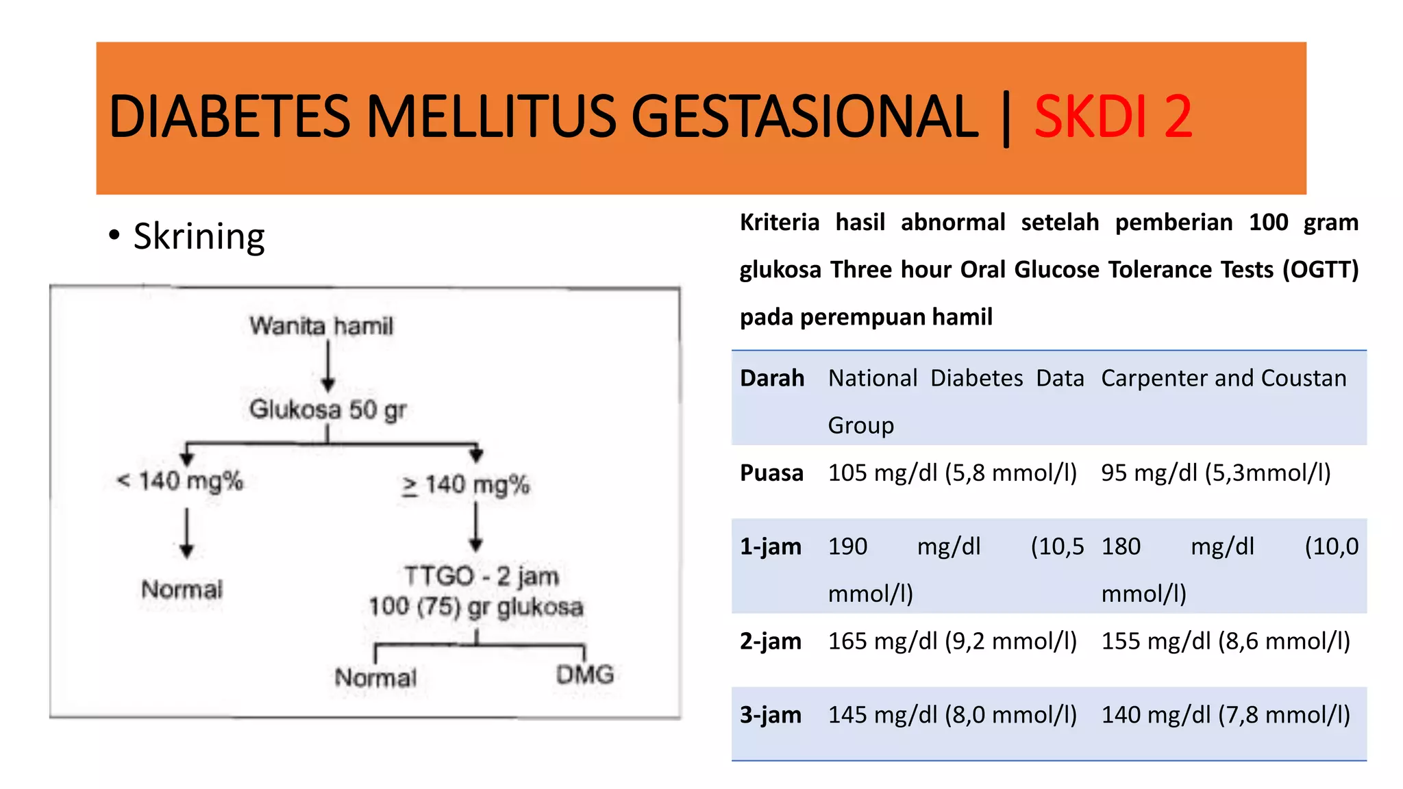 Diabetes mellitus gestasional | PPTX