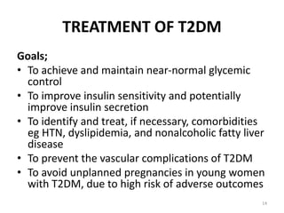 Diabetes mellitus in children; treatment | PPTX