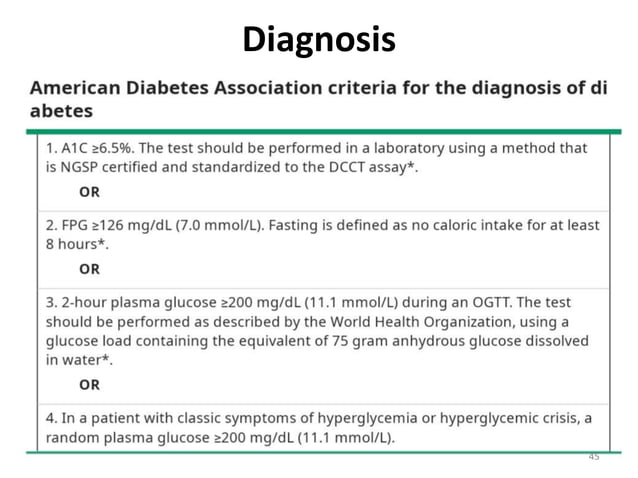 Diabetes mellitus in children; types, pathophysiology and diagnosis ...