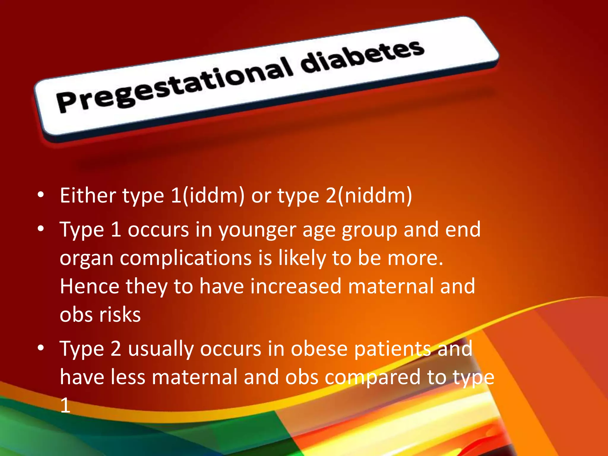 Diabetes mellitus in pregnancy | PPTX