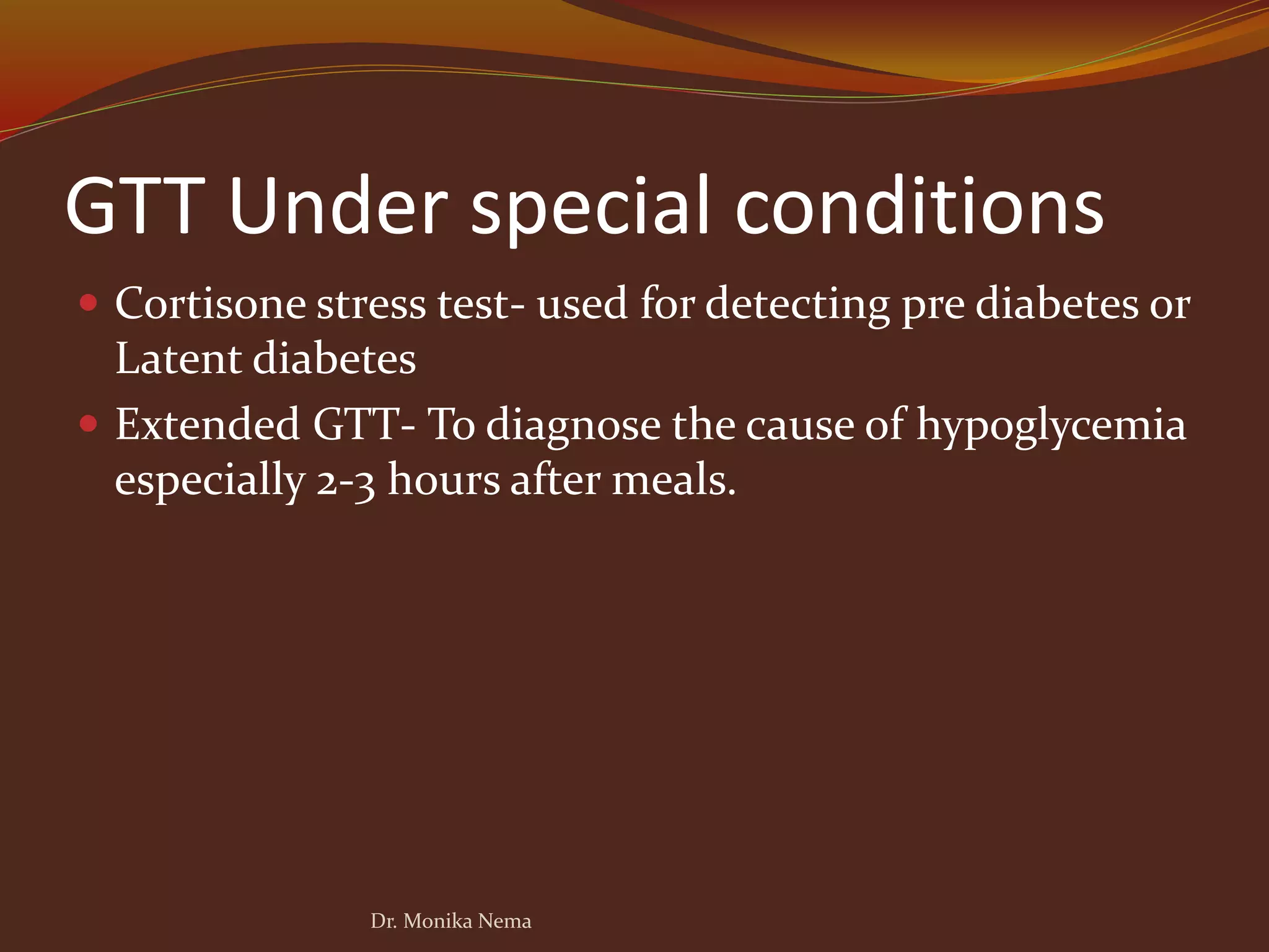 Laboratory diagnosis of Diabetes mellitus | PPTX