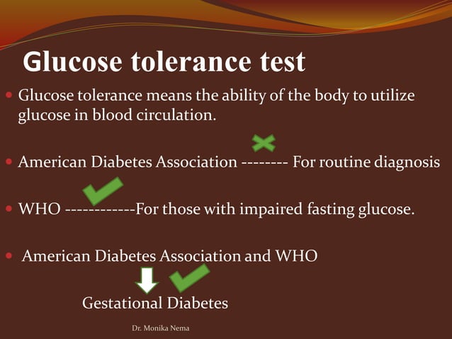 Laboratory diagnosis of Diabetes mellitus | PPTX