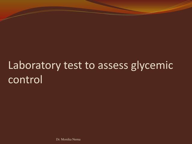 Laboratory diagnosis of Diabetes mellitus | PPTX