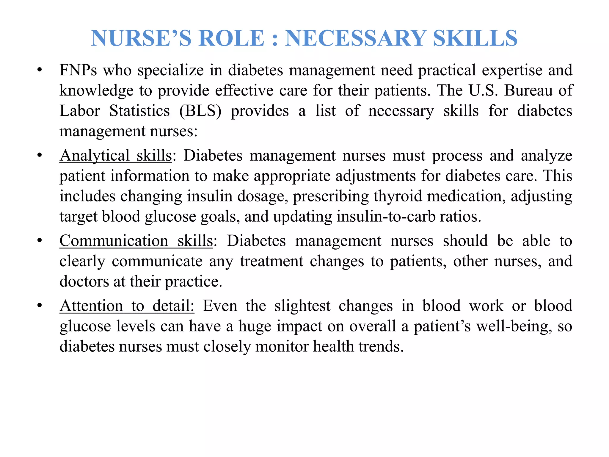 Diabetes Mellitus & Nurses Role | PPTX