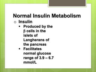 Diabetes Mellitus Types Diet and Exercise | PPTX