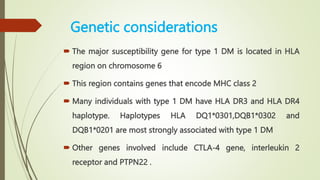 Diabetes Mellitus Etiology and Pathophysiology | PPTX