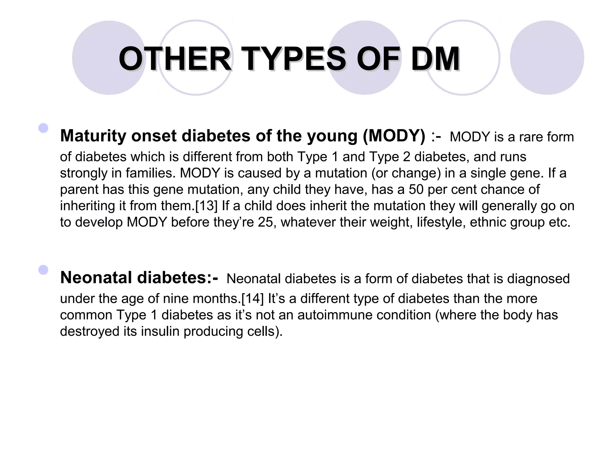 Diabetes mellitus -INTRODUCTION,TYPES OF DIABETES MELLITUS | PPT