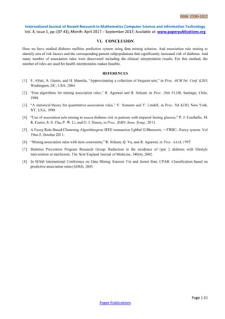 Diabetes Mellitus Prediction System Using Data Mining | PDF