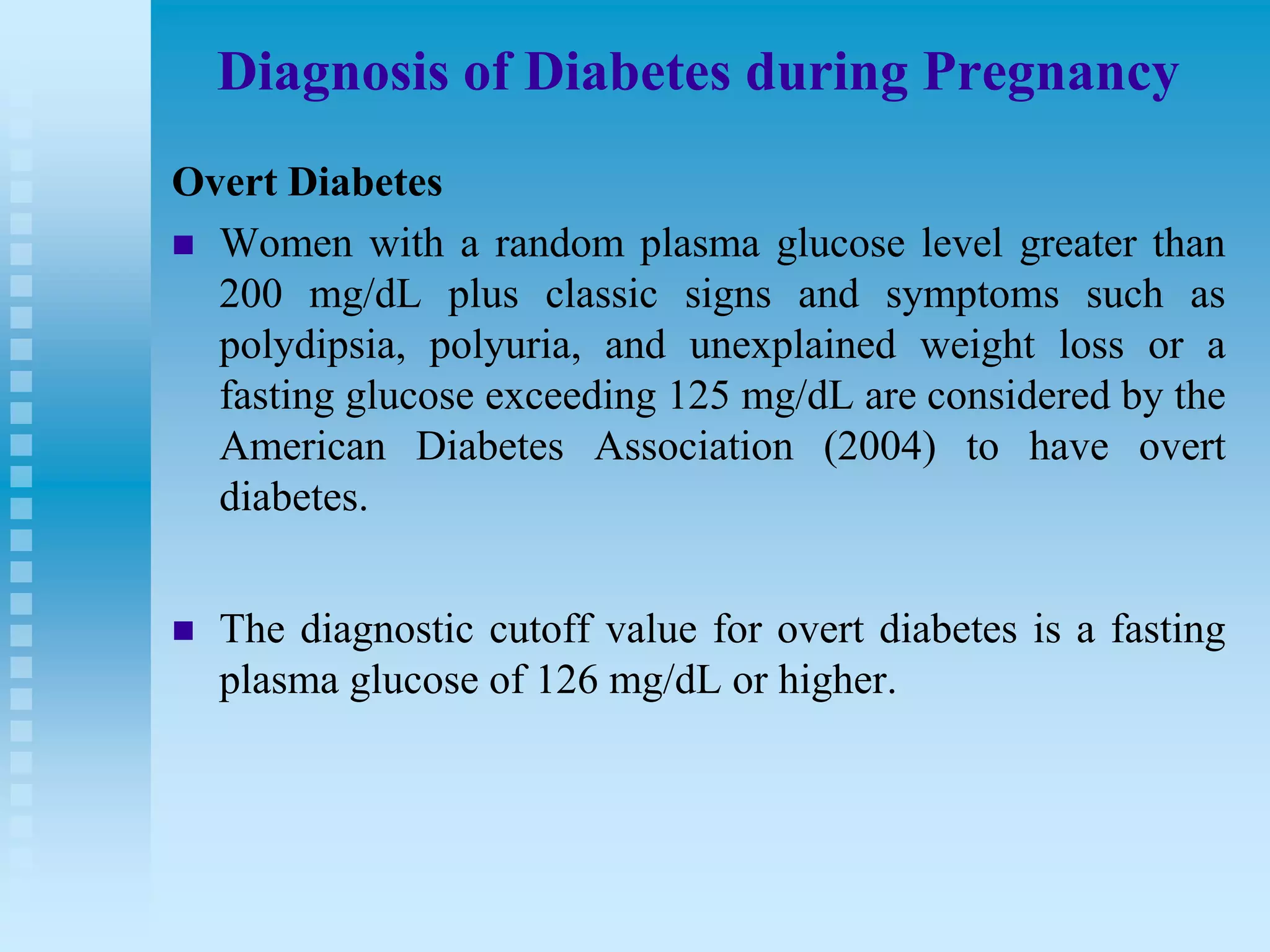 Diabetes mellitus in pregnancy | PPTX