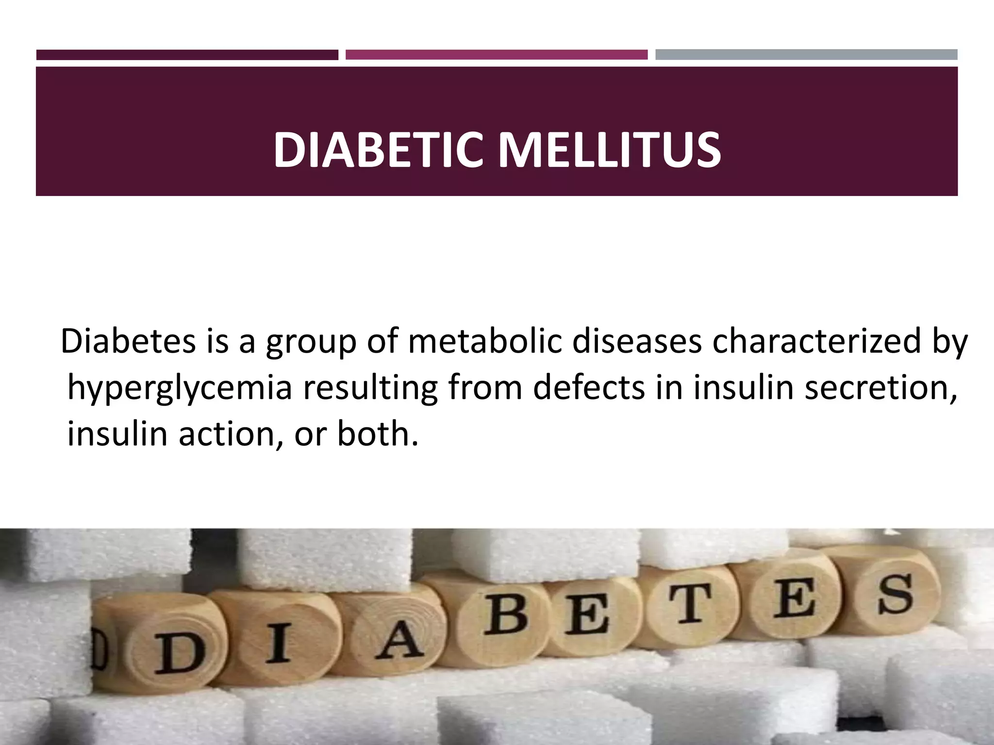 Diabetes mellitus type 2 | PPTX
