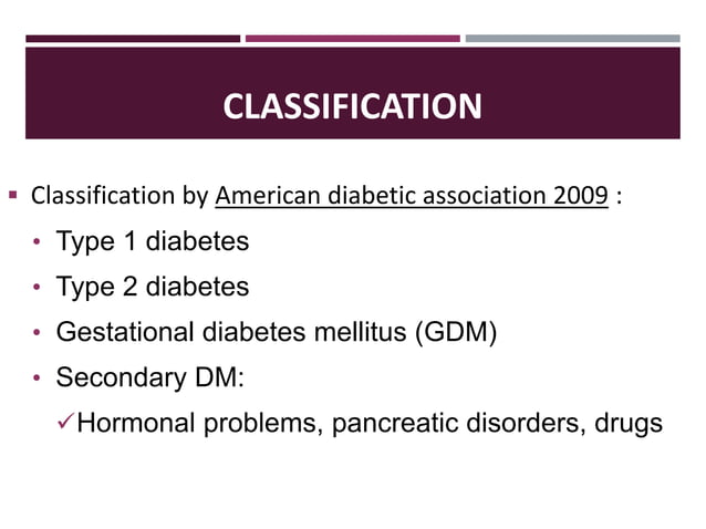 Diabetes mellitus type 2 | PPTX