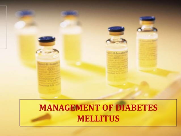 Diabetes mellitus type 2 | PPTX
