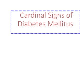 Diabetes millatus | PPTX