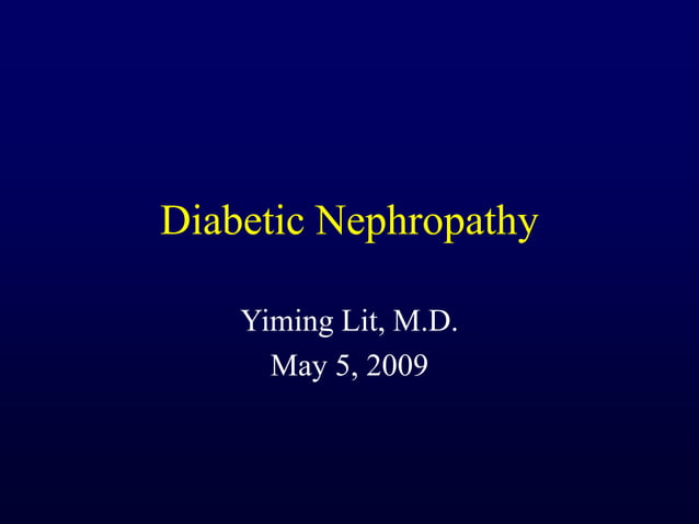 Diabetes Nephropathy.ppt