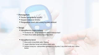 gejala diabetes pada anak di sekolah dan di rumah | PPTX