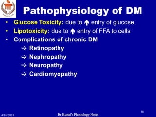 Diabetes (Pathophysiology) by Dr Kunal.pdf | Diabetes | Diseases and ...