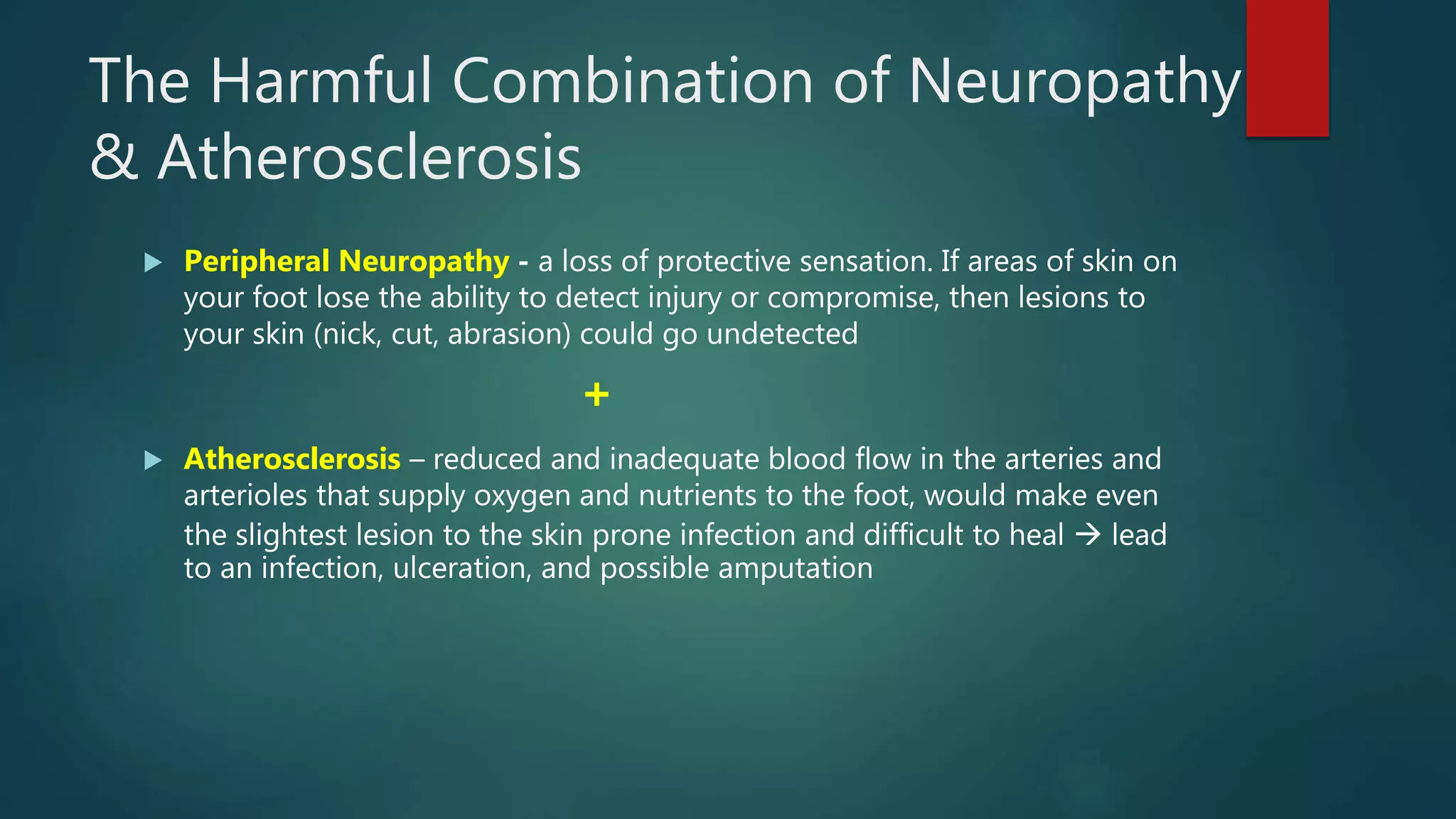 Diabetes, Peripheral Neuropathy & How to Conduct | PPTX | Foot Health ...