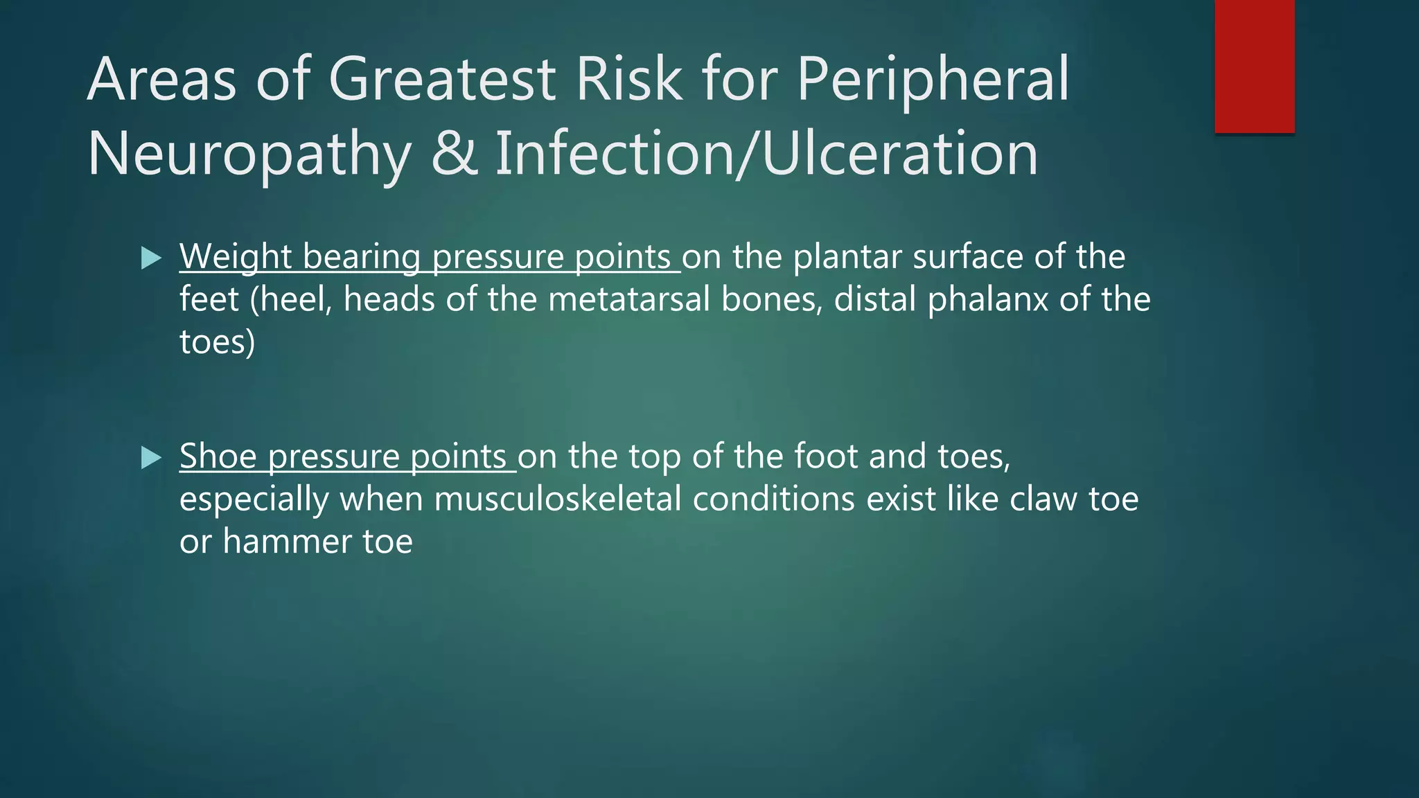 Diabetes, Peripheral Neuropathy & How to Conduct | PPTX | Foot Health ...