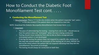 Diabetes, Peripheral Neuropathy & How to Conduct | PPTX